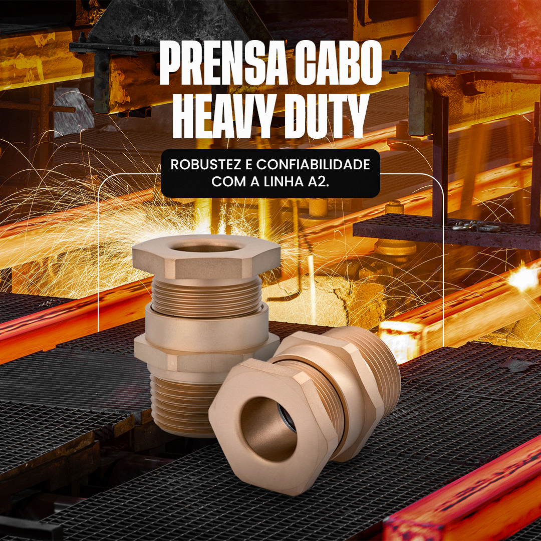 Prensa Cabo Heavy Duty: Conheça a Linha A2 - Hummel Connector Systems